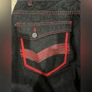 Jeans | Jeanetix Red Stitching Jeans | Poshmark